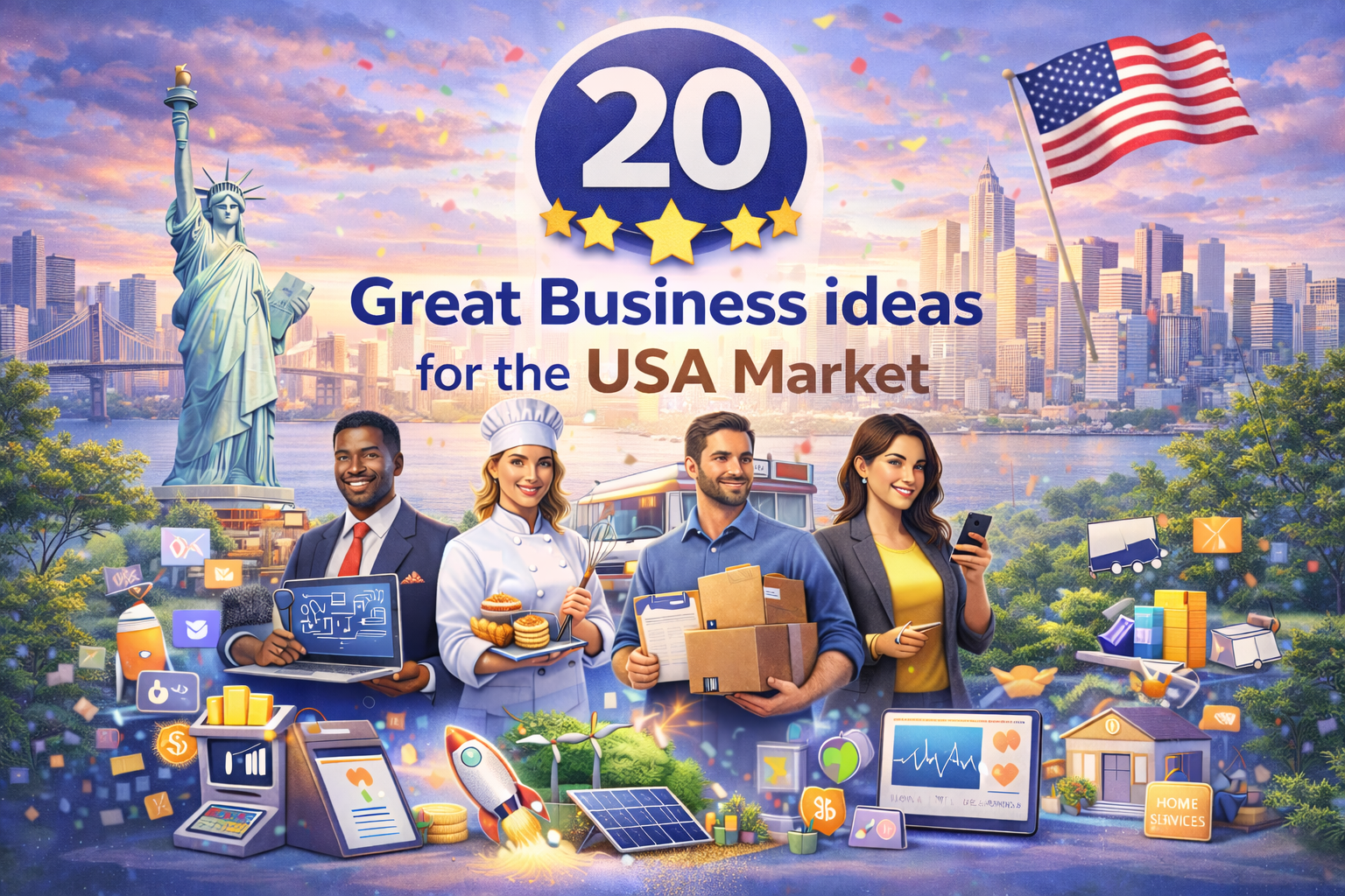 20 Great Business Ideas in USA for Entrepreneurs (2026)